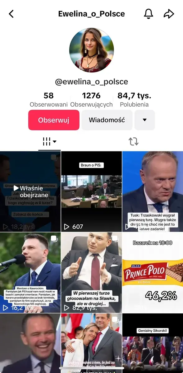 Tak wygląda trolling na TikToku. Jeszcze kilka dni temu atakowali Mentzena, teraz udają wyborców ...